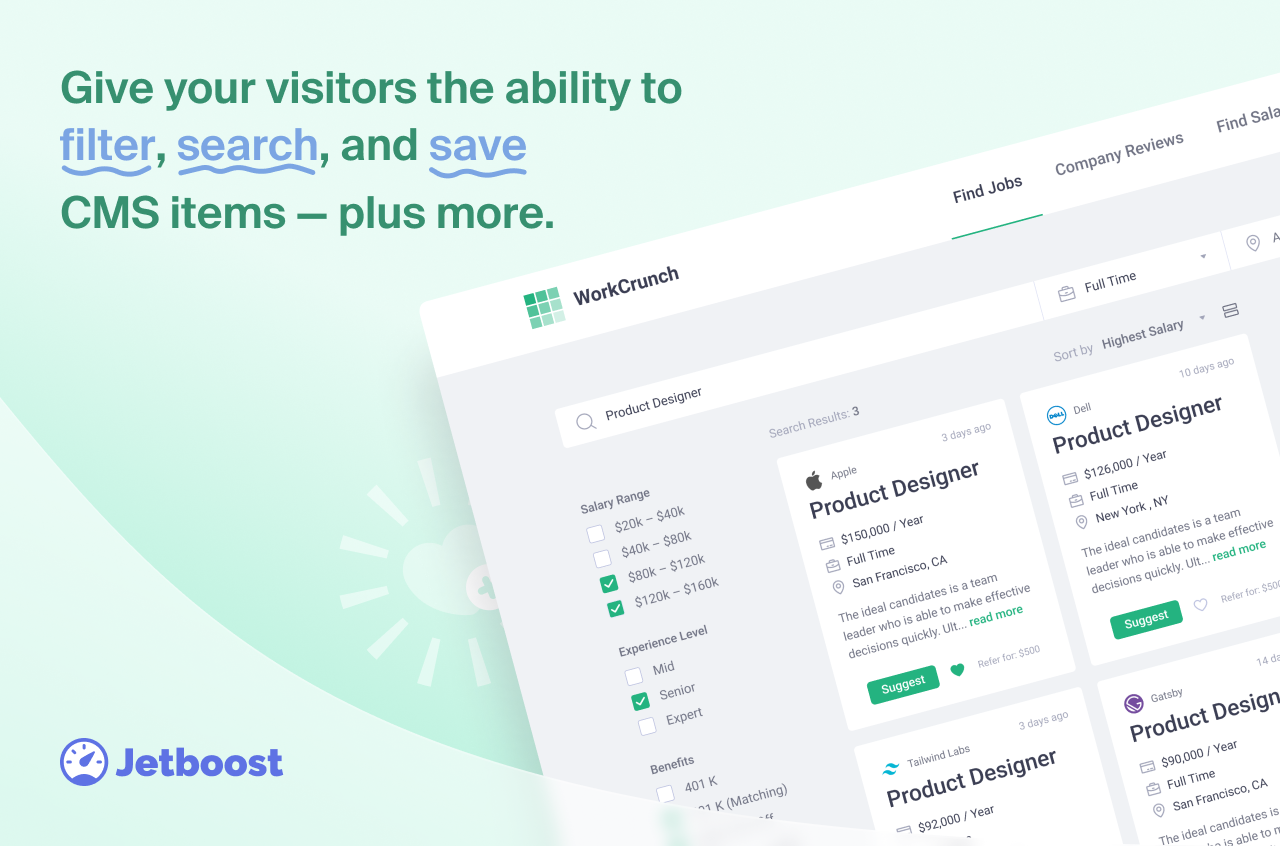 Jetboost & Webflow Integration - Webflow Apps